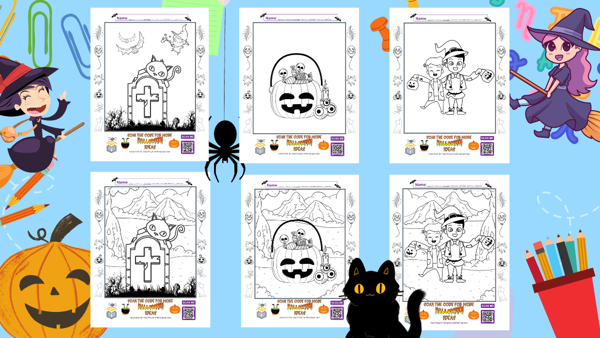 Free Halloween Coloring Downloads - Forty Two Publishing